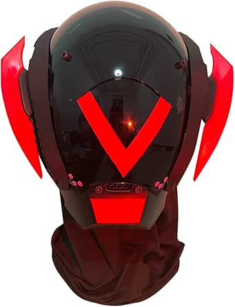 Amazon.com: POMOK Punk Helmet Mask, Punk Gothic Cyber Helmet Mask for ...