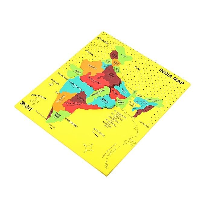 XAir India Map Puzzles and Urdu Alphabet Alif Bay Puzzle Geography for ...
