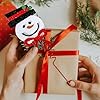 Amazon.com: 6Pcs Christmas Red Black Snowman Head Picks,Christmas Tree ...