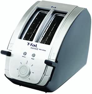 Amazon.com: T-Fal/Wearever TT7061002A BLK 2 Slice Deluxe Toaster ...