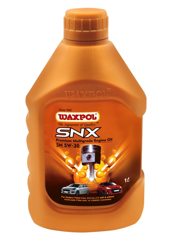 Waxpol SNX Synthetic Engine Oil SN 5W-30 1L for Premium Multigrade ...