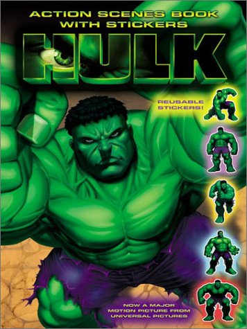 The Hulk: Action Scenes Book with Stickers: Coll, Shane, Mangiat, Jeff ...