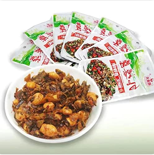 Amazon.com: Hunan Specialty Spicy Mustard - Pickled Vegetable 湖南特产香辣外婆菜 ...