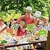 Amazon.com: HOWAF Family Reunion Photo Booth Props, 30pcs Glitter ...
