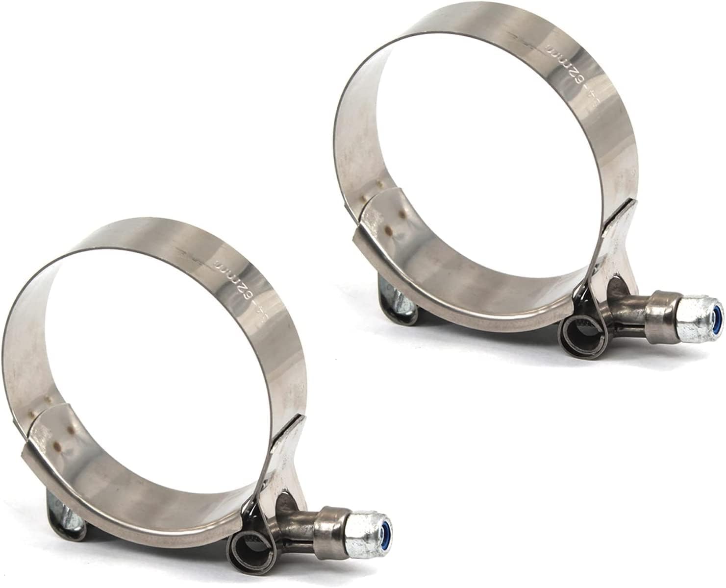 Amazon.co.jp: Stainless Steel Hose Clamp, Tube Clamp Hoop for Home, 57 ...