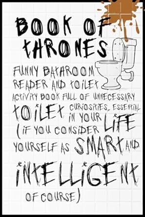 Book of Thrones: Toilet Riddles and Trivia Reading Joke Book: Pooper ...