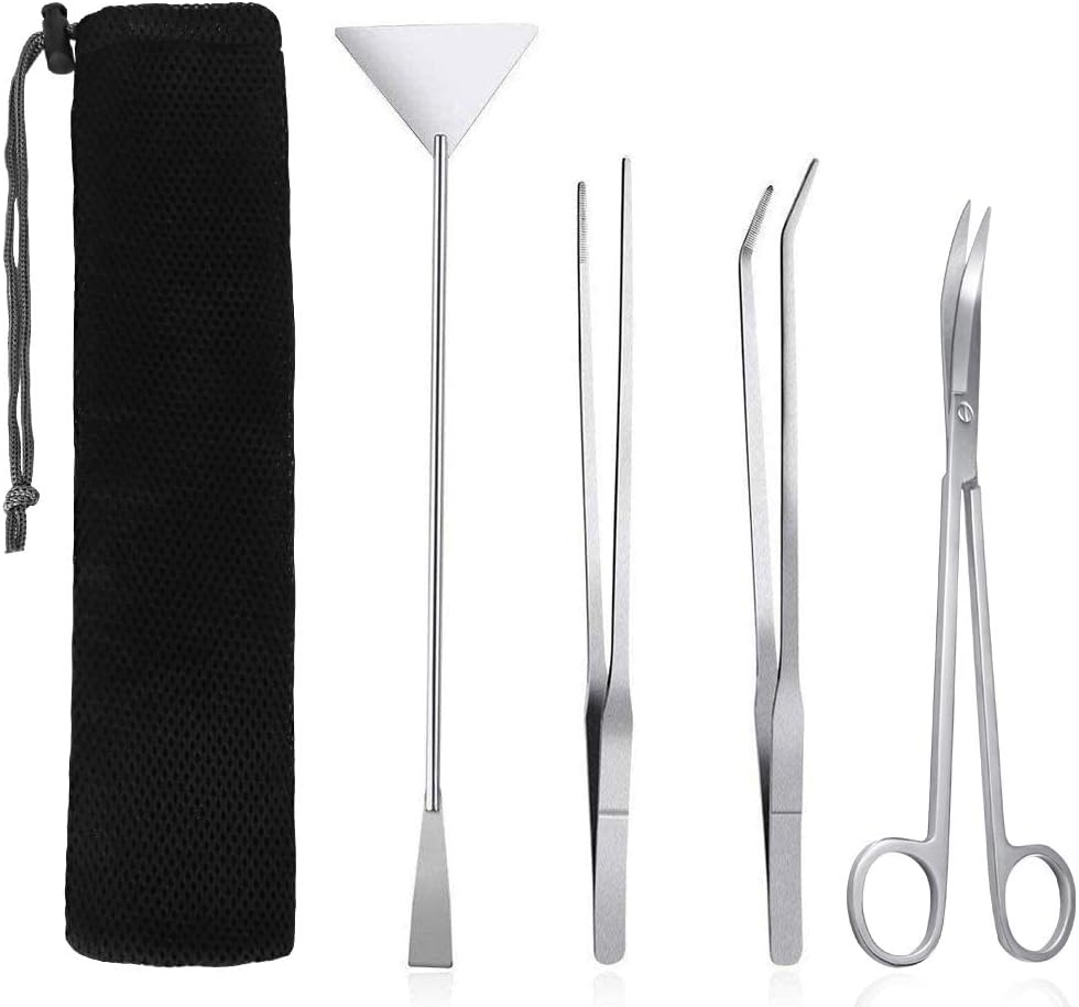 Lukovee Aquarium Tank Tool Kits, 4 in 1 Aquarium Clean Tools, Stainless ...