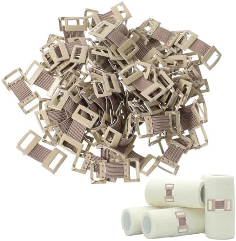 Amazon.com: 100pcs Ace Bandage Clips Skin Color Elastic Bandage Clips ...