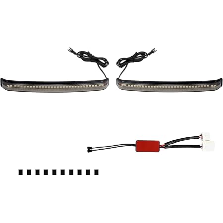 Amazon.com: HCmotorku Motorcycle LED Saddlebag Tail Light Running Brake ...