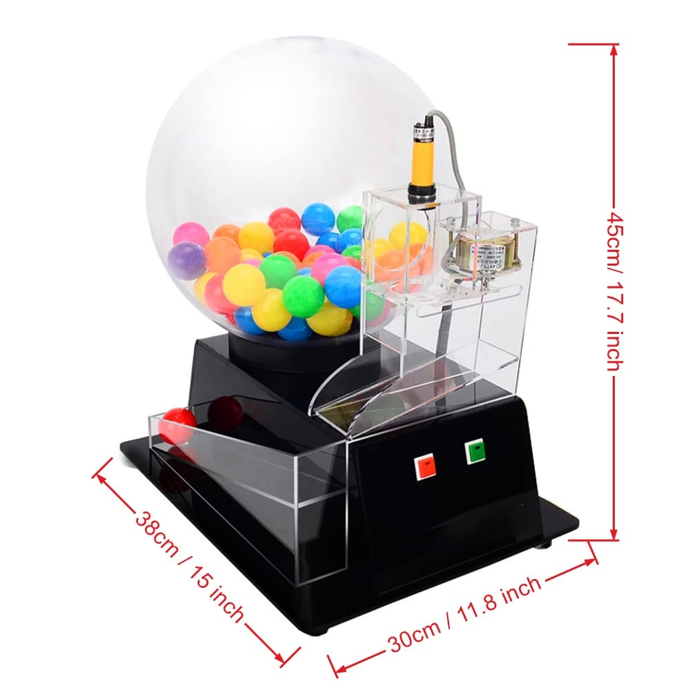 Snapklik.com : Electric Lottery Ball Machine, Automatic Bingo Balls ...