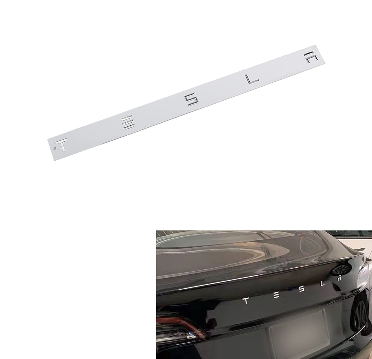 Buy 3D Raised Logo Tailgate Insert Letters Rear Emblems Nameplate ...