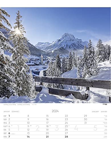 Austria Calendar 2024: Austria – BigaMart