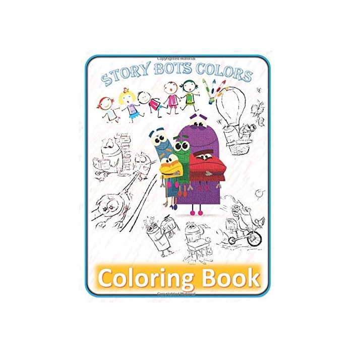 Buy STORYBOTS COLORS Coloring Book: coloring storybots figures coloring ...