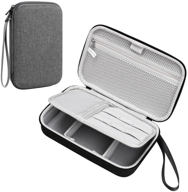 JETech Travel Accessories Organizer Case, Portable Electronic Pouch ...