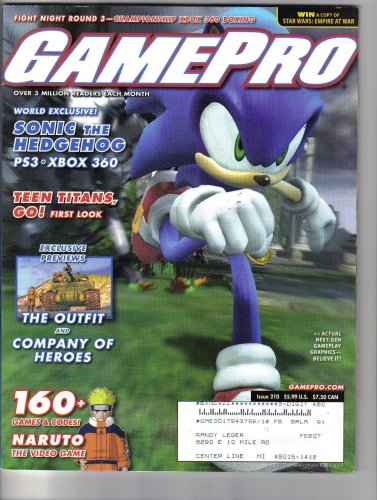 GamePro Magazine March 2006 210 (210): Various: Amazon.com: Books