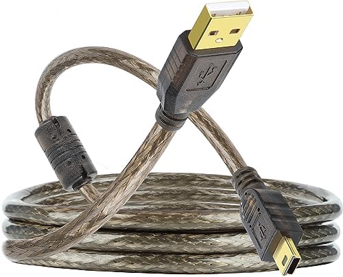 JSAUX Mini USB Cable [2-Pack/1M+2M] USB 2.0 Type A to Mini B Charging ...