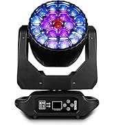 Amazon.com: SHEHDS Moving Head Light Bar LED 8x12W RGBW 4IN1 Beam and ...