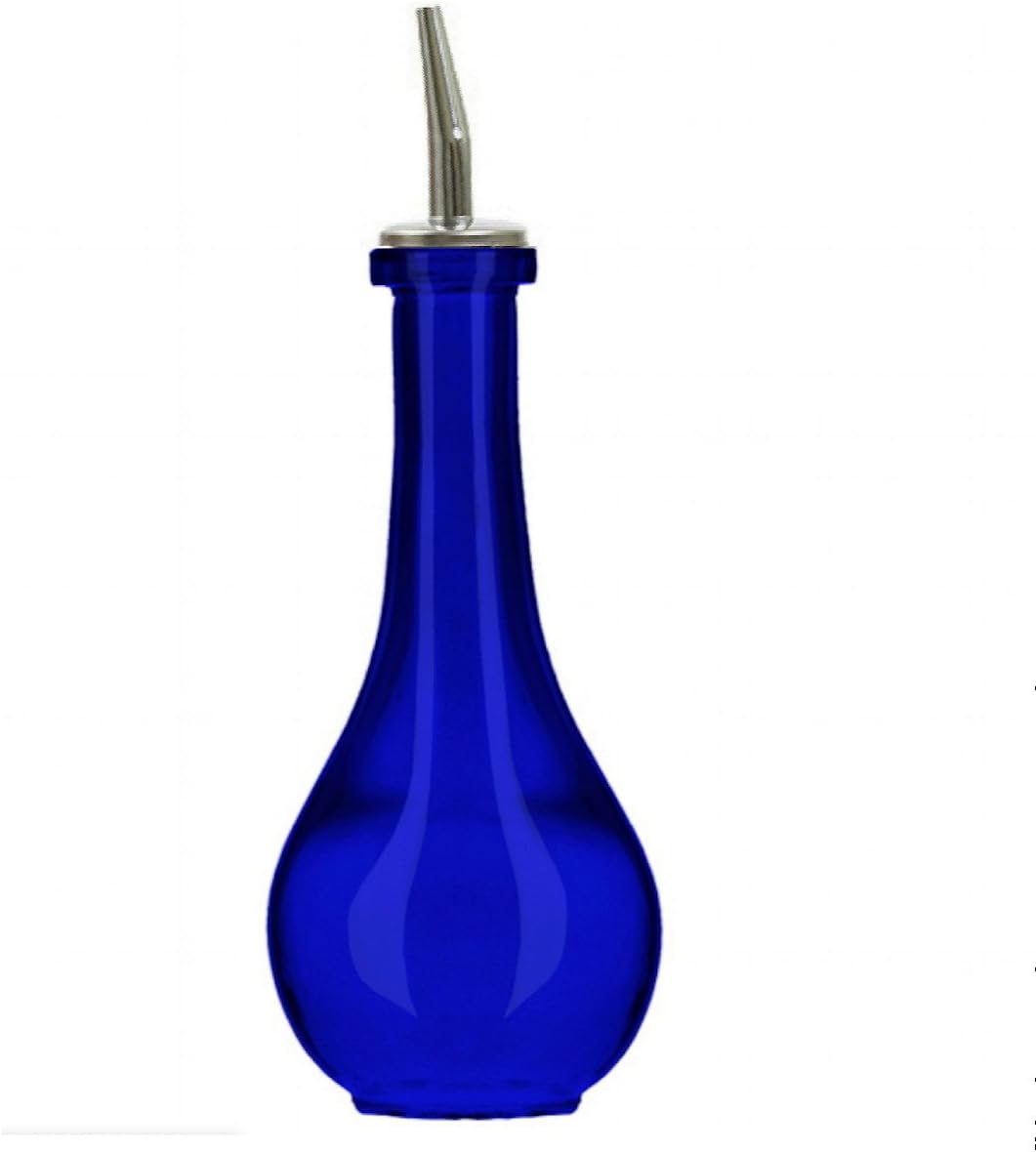 Amazon.com: Decorative Oil Dispenser, Colored Glass Oil Bottle, Oil and ...