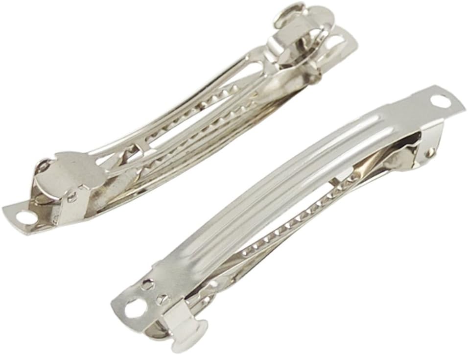 Amazon.com: ALL in ONE 10pcs 80mm French Barrette Hair Clips for DIY ...