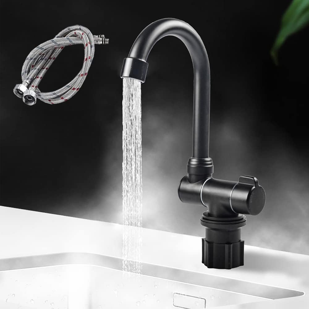 DALUOBO Folding Faucet 360 Degree Swivel hot and Cold Water Faucet ...