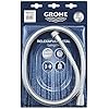 GROHE 28143000 RelexaFlex 59" Metal Longlife Shower Hose, Starlight ...