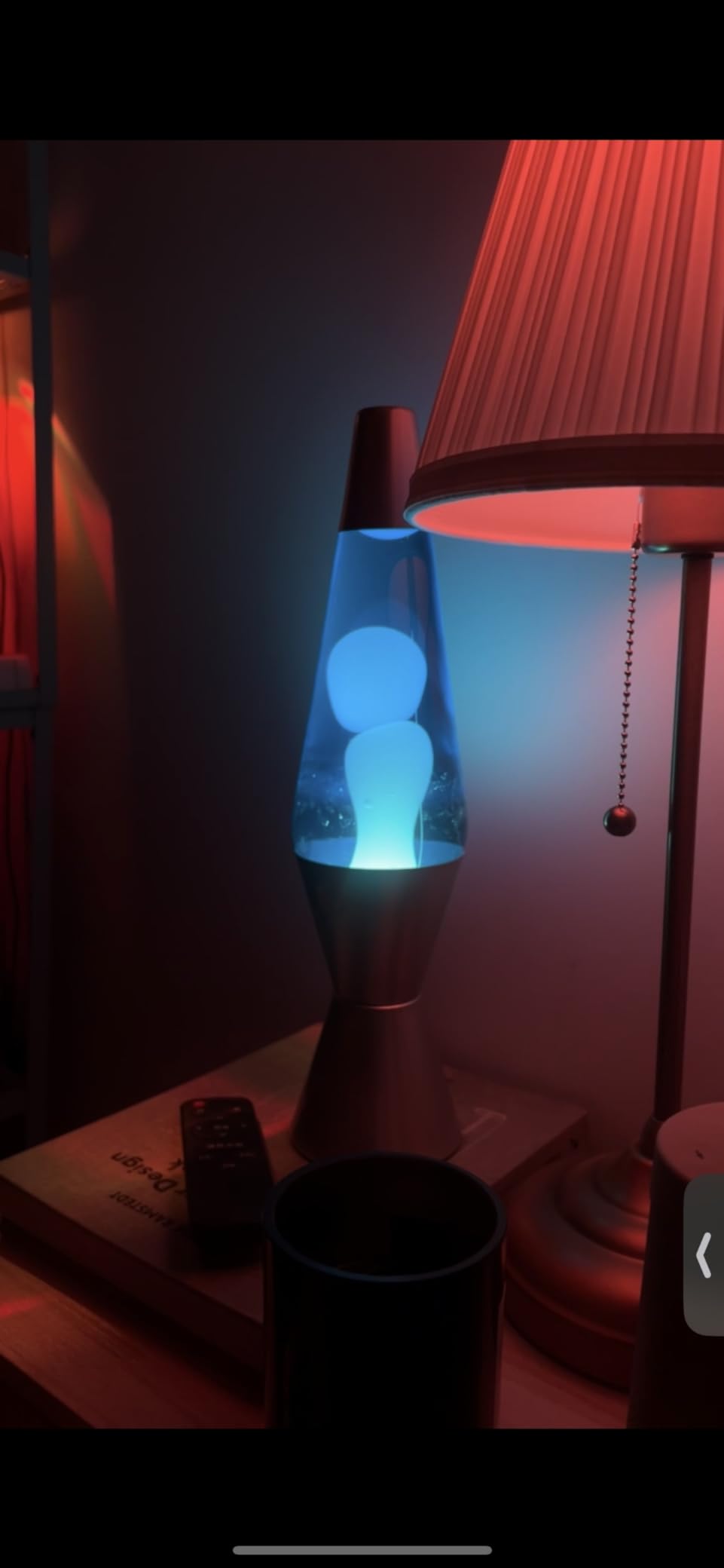 EOE Lava Table Lamp, 36 cm Height, Blue/White : Amazon.com.au: Lighting