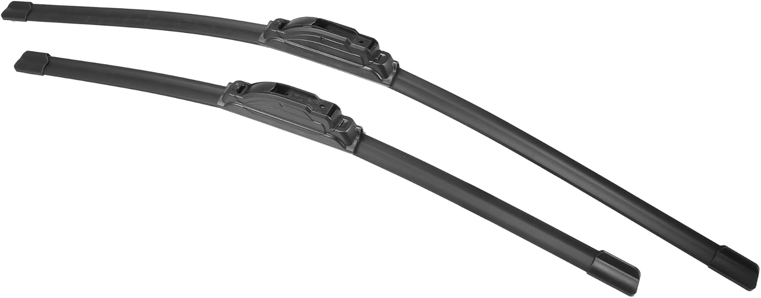 Amazon.com: X AUTOHAUX 2pcs 26""+20"" Silicone Front Windshield Wiper ...