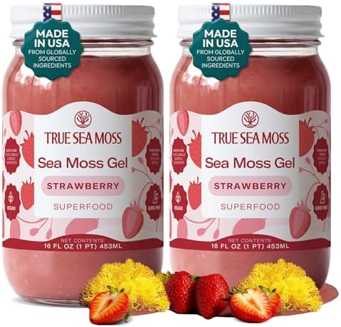 Amazon.com : TrueSeaMoss Sea Moss Gel – Wildcrafted Seamoss, Fruits ...