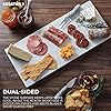 Amazon.com: Sabatier Prep and Serve Cutting Board, Reversible ...