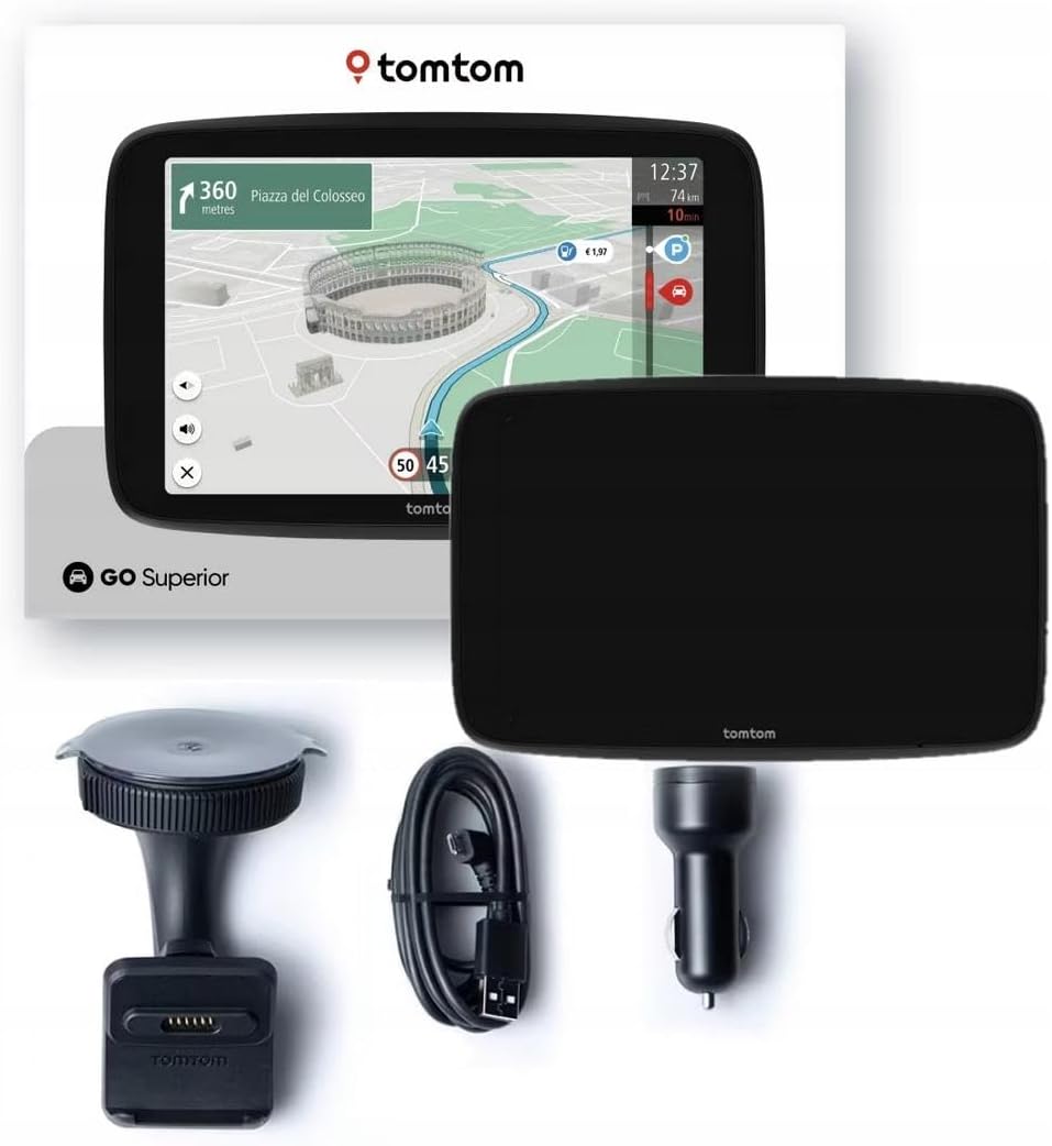 TomTom GO Superior Navigation Device (7 Inches, Avoid Traffic Jams ...