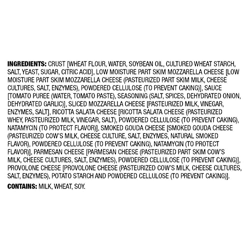 Amazon Brand - Aplenty, Six Cheese Thin And Crispy Pizza, 15.7 Oz (Frozen)