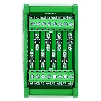 Amazon.co.jp: Electronics-Salon DIN Rail 1 Amp 1000V 8 Individual Diode ...