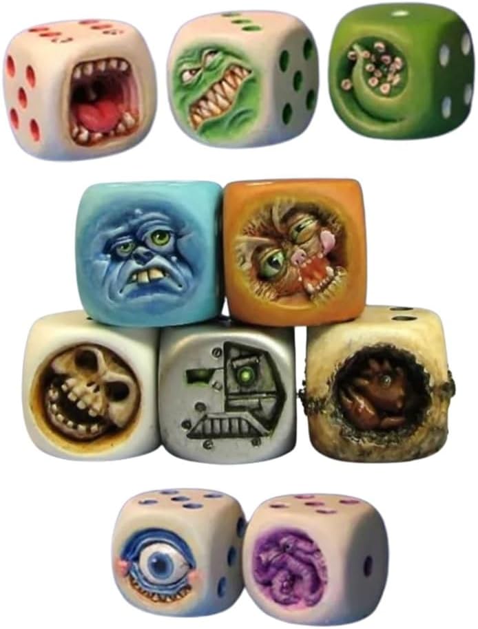 Amazon.com: Monster Dice, Dungeons and Dragons Dice, Monster Dice Set ...