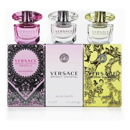 Amazon.com : Versace Miniature Variety Trio Collection Perfume Gift Set ...