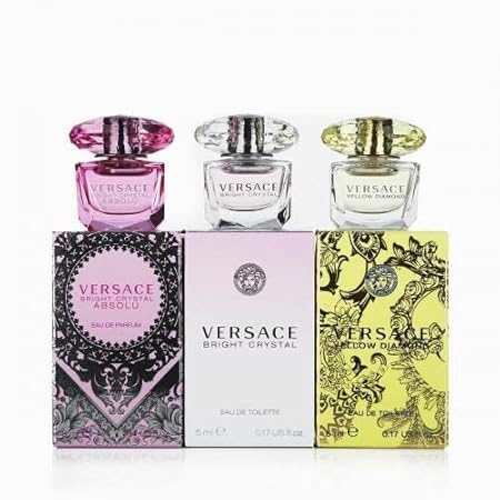 Amazon.com : Versace Miniature Variety Trio Collection Perfume Gift Set ...