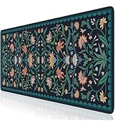 Amazon.com: HAOCOO Desk Matt for Desktop,Cute Mouse Pad, Floral Desk ...