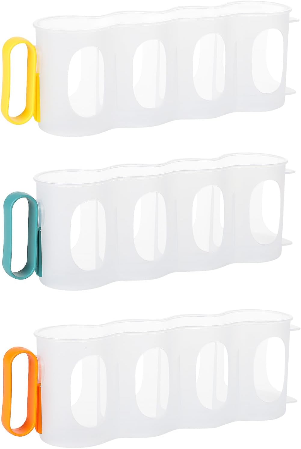 Amazon.com: 3pcs Refrigerator Storage Box, Can Dispenser Drink Holder ...