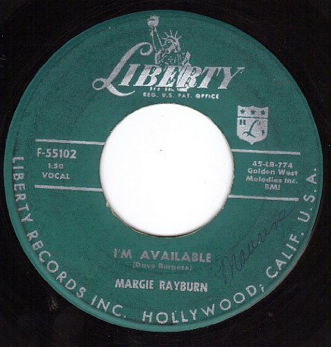 MARGIE RAYBURN - I'm Available/If You Were (VG 45 rpm) - Amazon.com Music