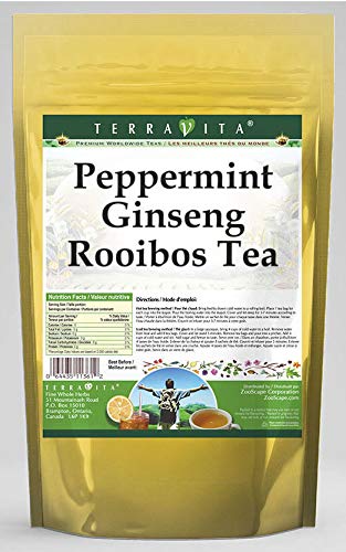 Amazon.com : Peppermint Ginseng Rooibos Tea (25 tea bags, ZIN: 542909 ...