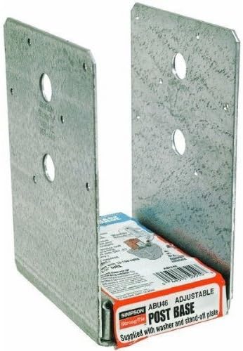 Amazon.com: 10 Pack Simpson Strong Tie ABU46 12-ga 4x6 Standoff Post ...
