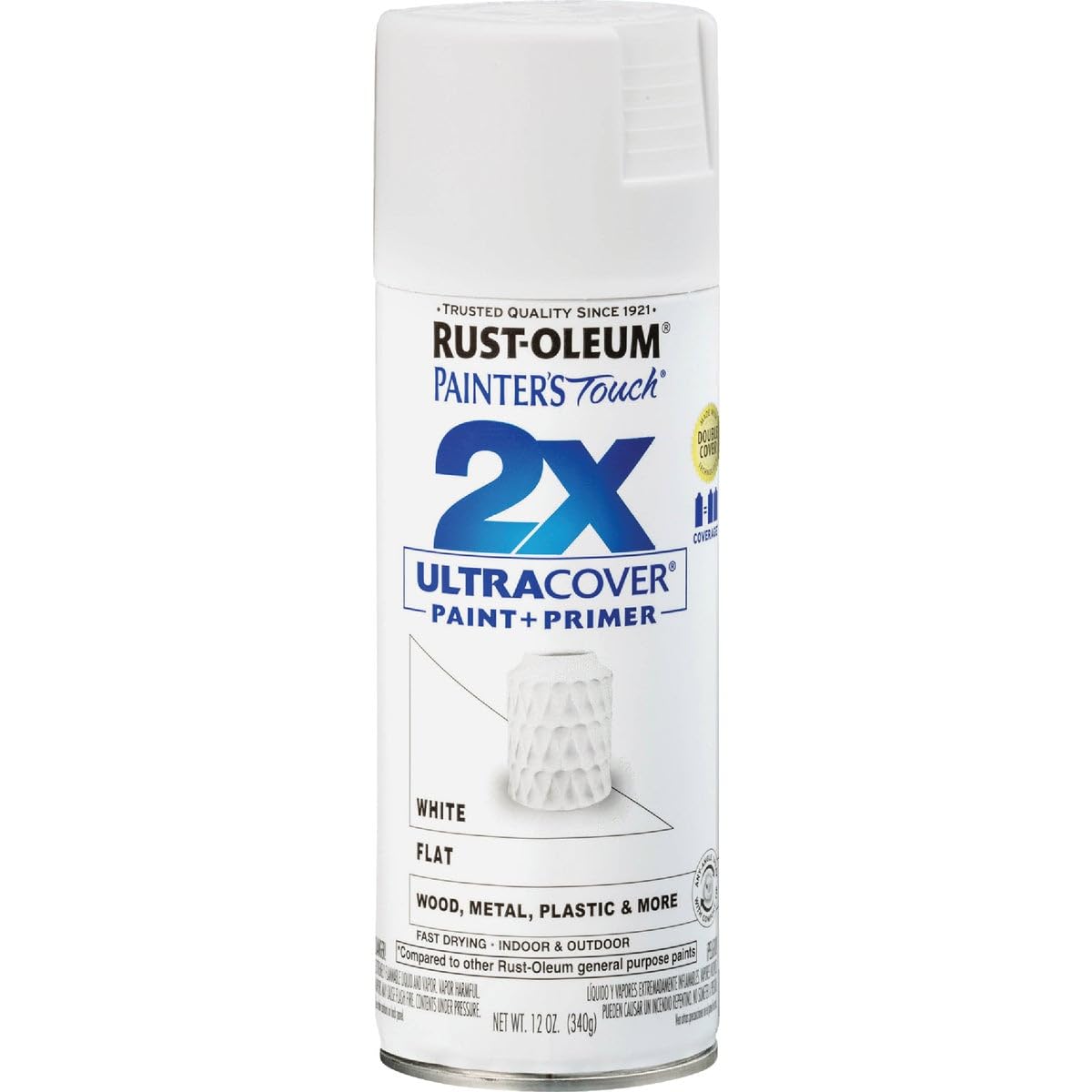 SPRYPNT 2X FLT WHITE - Spray Paints - Amazon.com