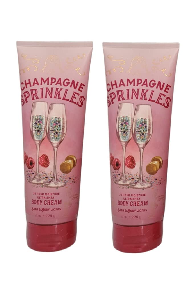 Amazon.com : Bath and Body Works Champagne Sprinkles 2 Pack Ultra Shea ...
