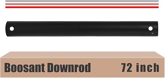 Amazon.com: BOOSANT 72 INCH Ceiling Fan Downrod With Extended Wires,1 ...