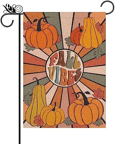 Amazon.com : Thanksgiving Garden Flag, Burlap Yard Flag For ...