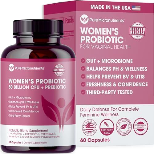 Amazon.com: Pure Micronutrients Probiotics for Women, PH Balance ...