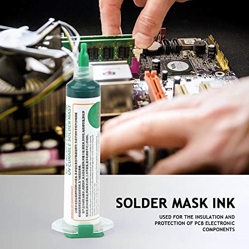 UV Light Curing Solder Mask Ink, 2Pcs Green Color UV Light Curing ...