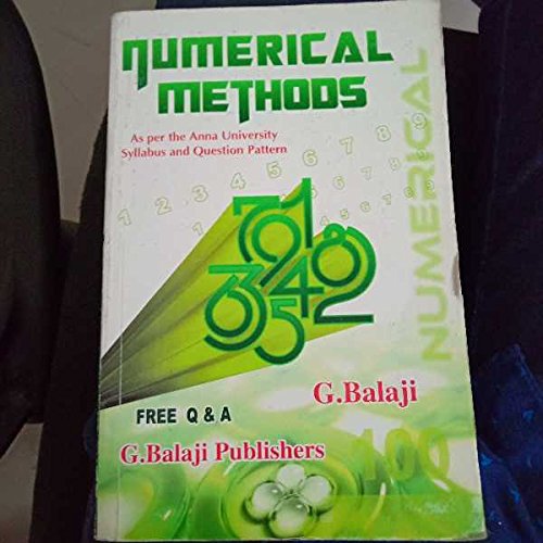Numerical methods, g.balaji : Amazon.in: Books
