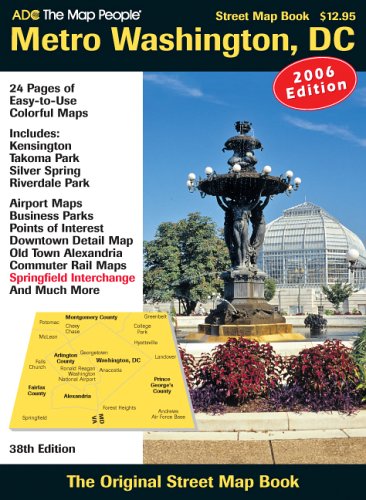 Amazon | ADC the Map People Washington D.C.: Street Map Book (ADC the ...