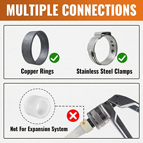 Snapklik.com : 12-Pack 1/2 Pex Straight Stop Valve, 3/8 OD Compression ...