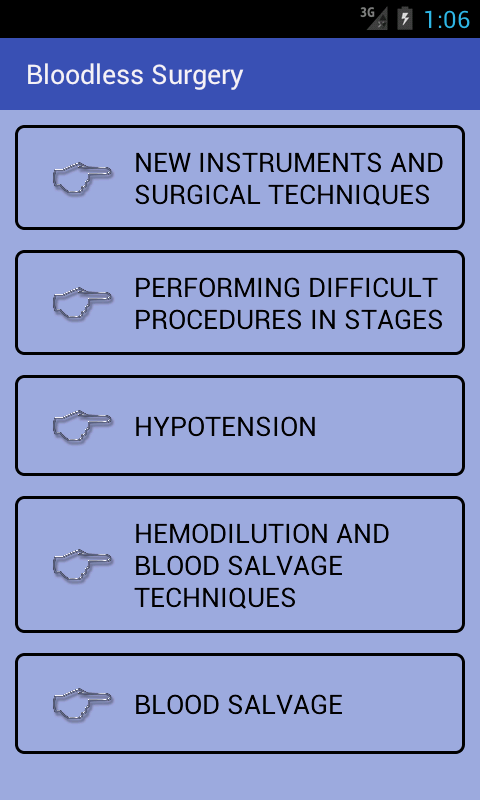Aplicación Bloodless surgery en Amazon Appstore